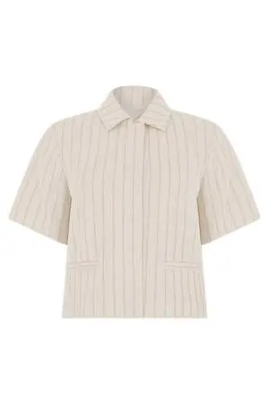 Max Mara Cotton Short-sleeve Shirt - Sand