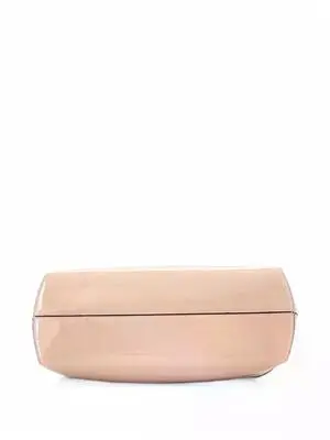 Fendi First Bag Patent Midi Shoulder Bag - Neutrals