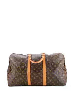 LOUIS VUITTON Keepall Bag Monogram Canvas 50 Travel Bag