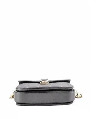 LOUIS VUITTON Pochette Metis Monogram Empreinte Leather East West Crossbody Bag - Grey