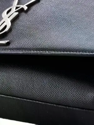 Saint Laurent Classic Monogram Grainy Leather Large Crossbody Bag