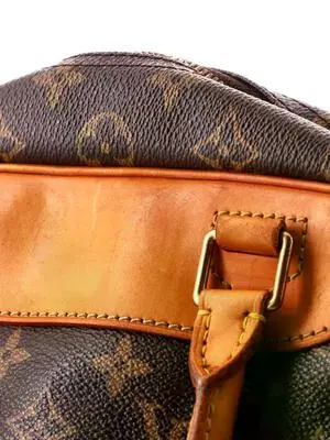 LOUIS VUITTON Deauville Monogram Canvas Handbag - Brown