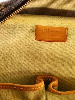 LOUIS VUITTON Deauville Monogram Canvas Handbag - Brown