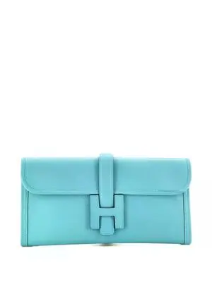 Hermès Jige Elan Swift 29 Clutch Bag - Blue