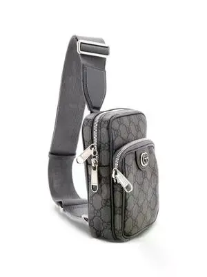 Gucci Ophidia Sling Bag Gg Coated Canvas Mini Crossbody Bag