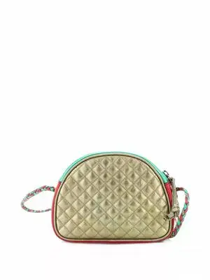 Gucci Trapuntata Camera Quilted Laminated Leather Mini Shoulder Bag