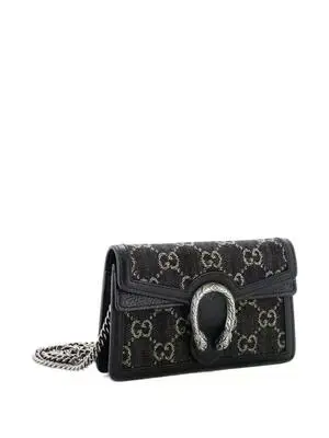 Gucci Dionysus Bag Gg Denim Super Mini Crossbody Bag