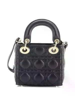 Dior Lady Bag Cannage Quilt Lambskin Micro Shoulder Bag