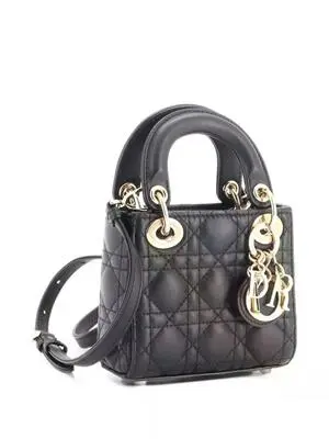 Dior Lady Bag Cannage Quilt Lambskin Micro Shoulder Bag