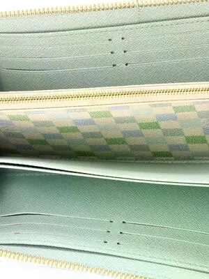 LOUIS VUITTON Zippy Wallet Limited Edition Damierlicious Giant Small Wallets