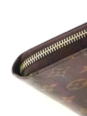 LOUIS VUITTON Zippy Wallet Monogram Canvas Small Wallets - Brown