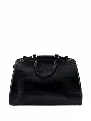 LOUIS VUITTON Brea Handbag Electric Epi Leather Mm Tote Bag - Black