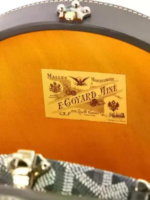 Goyard Alto Hatbox Bag Coated Canvas Satchel