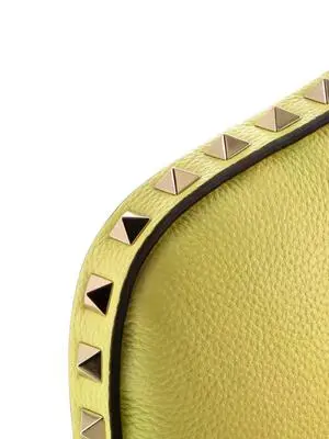 Valentino Garavani Rockstud Zip Leather Mini Hobo Bag