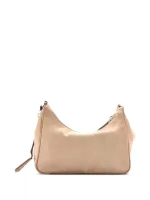 Prada Re-edition 2005 Shoulder Bag Tessuto Small Crossbody Bag - Neutrals