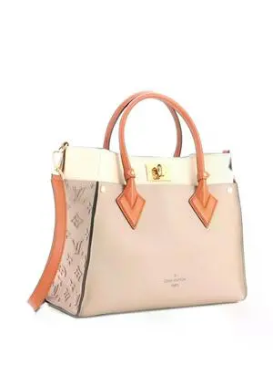 LOUIS VUITTON On My Side Monogram Tuffetage Leather Mm Tote Bag