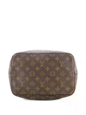 LOUIS VUITTON Neonoe Handbag Monogram Canvas With Leather Mm Bucket Bag - Black