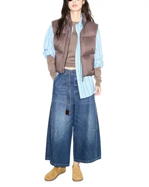 Max & Co. Epoche Mid Rise Belted Wide Leg Jeans