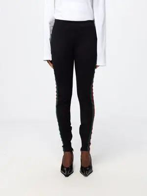 Gucci High-waisted Technical Jersey Leggings With Web Stripe