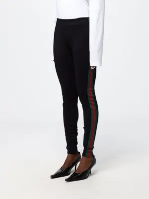 Gucci High-waisted Technical Jersey Leggings With Web Stripe