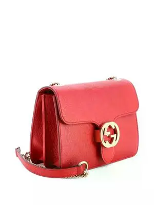 Gucci Interlocking Leather Small Shoulder Bag