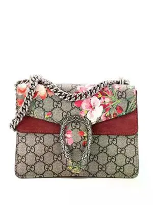 Gucci Dionysus Bag Blooms Print Gg Coated Canvas Mini Shoulder Bag