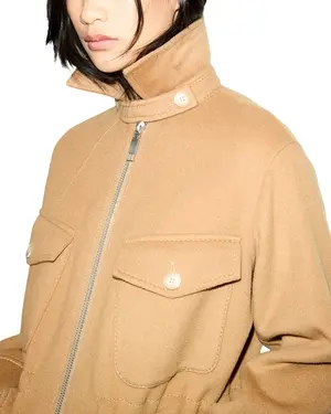 Max & Co. Leva Wool Collared Short Coat