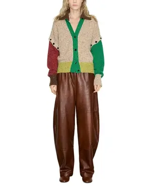 Max & Co. Fiabe Wool Detachable Sleeve Cardigan
