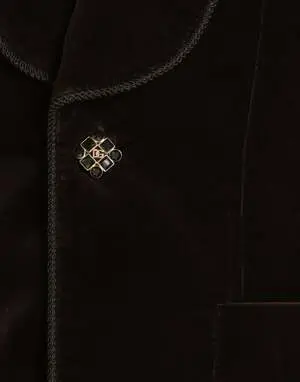 Dolce & Gabbana Single-breasted Velvet Jacket