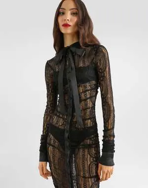 Dolce & Gabbana Chantilly Lace Dress