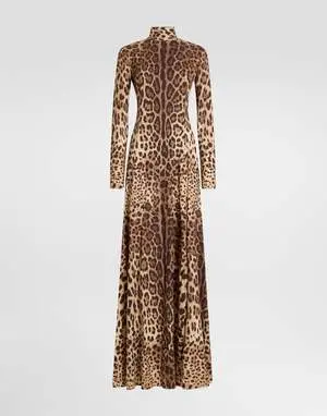 Dolce & Gabbana Leo- Charmeuse Dress - Print