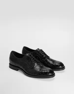 Dolce & Gabbana Alligator Derby Shoes