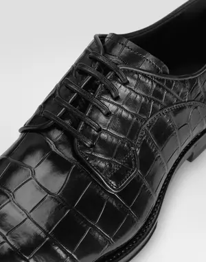Dolce & Gabbana Alligator Derby Shoes