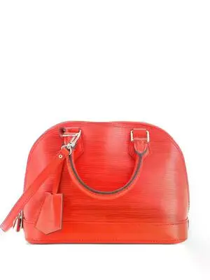 LOUIS VUITTON Alma Handbag Epi Leather Bb Satchel - Red