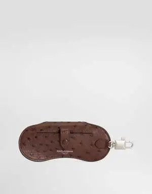 Dolce & Gabbana Ostrich Leather Eyewear Case