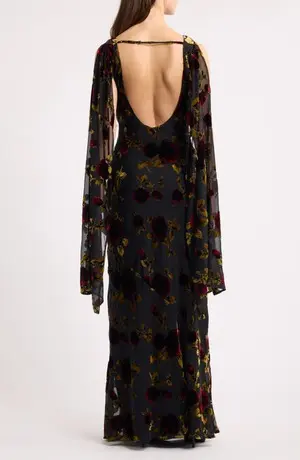 Lulus Archer Scarf Sleeveless Gown