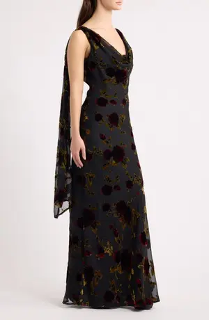 Lulus Archer Scarf Sleeveless Gown