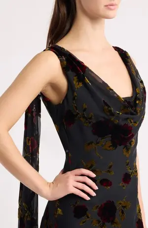 Lulus Archer Scarf Sleeveless Gown