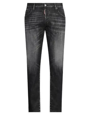 Dsquared2 Jeans Size Cotton, Elastane, Cow Leather