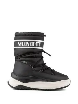 Moon Boot Lace-up Boots - Black