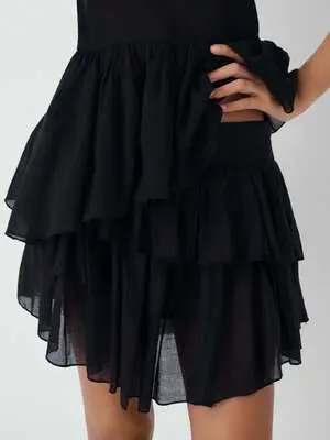 Gimaguas Joan Ruffled Mini Skirt
