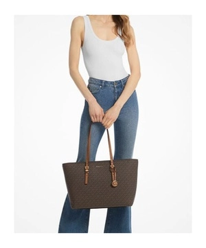 Michael Kors Quinn Large Signature Logo Tote Bag