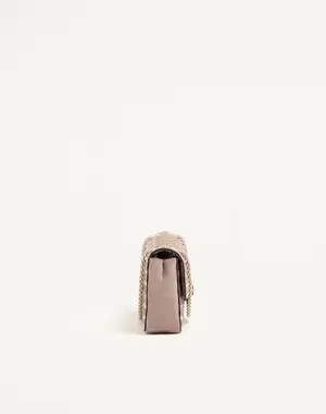 Valentino Garavani Rockstud Spike Medium Suede Shoulder Bag
