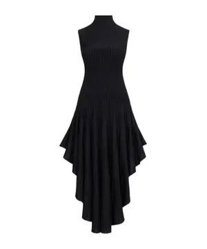 Alaïa Sculptural Pointed-corner Dress