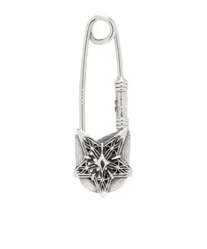 Emanuele Bicocchi Stella Safety Pin Earring - Silver