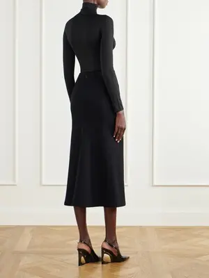 Alaïa Lightweight Wool-felt Pencil Skirt