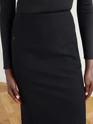 Alaïa Lightweight Wool-felt Pencil Skirt