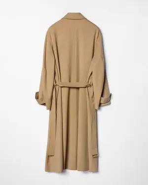 Celine Fluid Balmacan In Gabardine