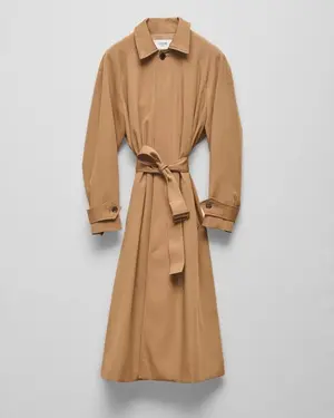 Celine Fluid Balmacan In Gabardine