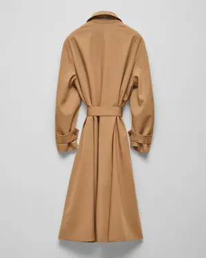 Celine Fluid Balmacan In Gabardine
